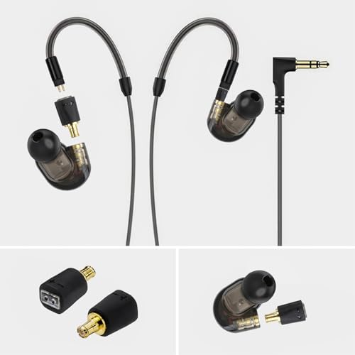 to 0.78mm 2 Pin Adapter for CKS1100 E40 E70 - Lossless Sound, Compact Design - Professional Adapter with Premium Material for Audio Technica LS200 LS300 LS400 CKR90 CKR100