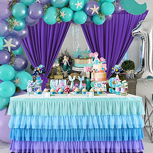 10x10 Purple Backdrop Curtain for Parties Wedding Wrinkle Free Purple Photo Curtains Backdrop Drapes Fabric Decoration for Birthday Party Photography 5ft x 10ft,2 Panels