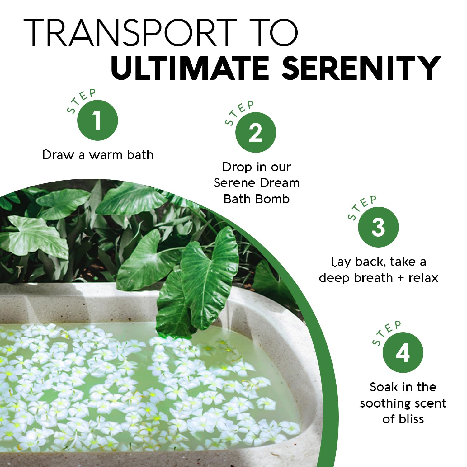 Nature's Beauty Eucalyptus & Tea Tree Bath Bomb Multi-Pack- Natural Hand Crafted, Non-Staining, Luxury Fizzy Spa Bomb, Sooth + Restore Skin, Made w/ Coconut Oil & Witch Hazel, 4.6oz (4 Pack)