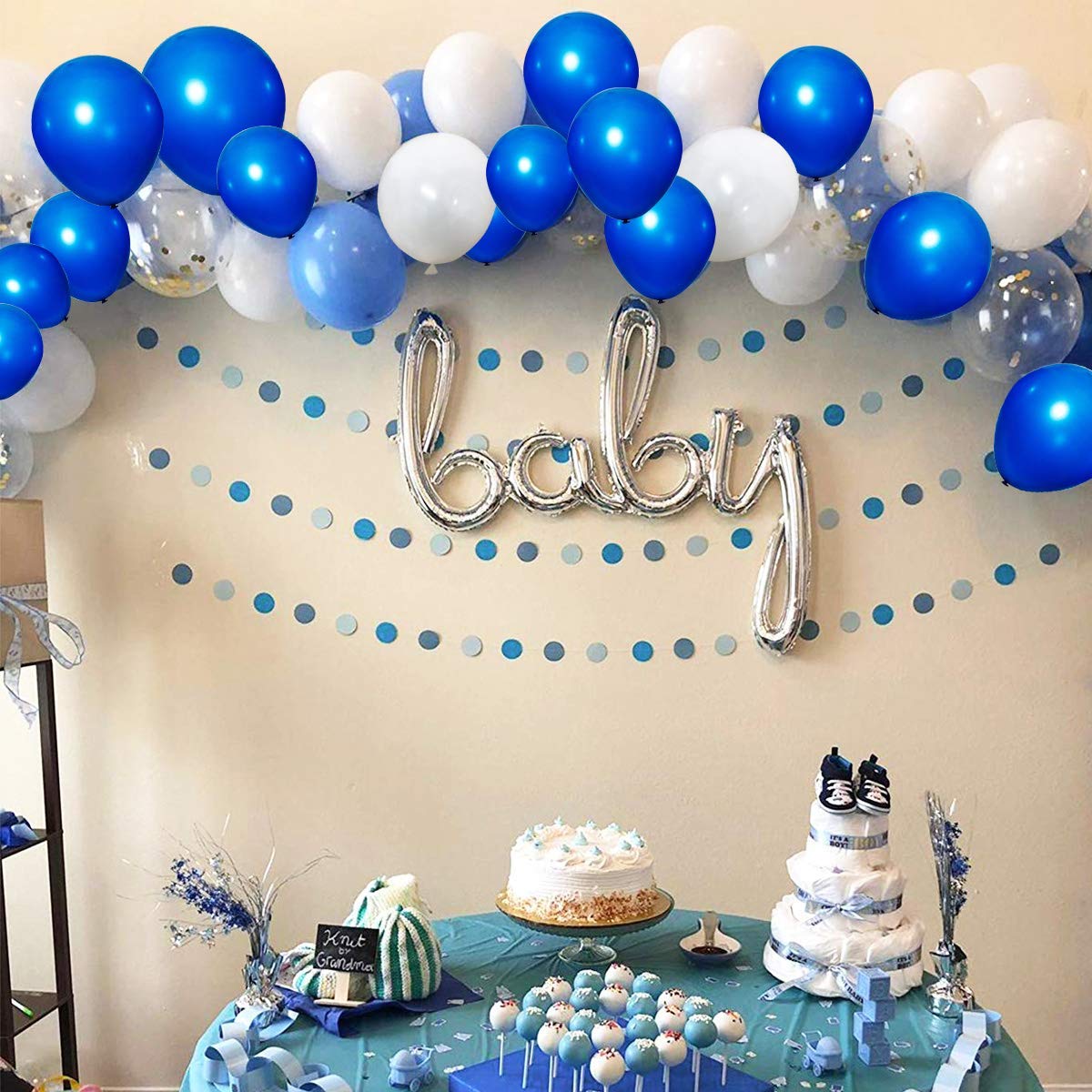 (100 Pack)12 Inch Royal Blue Balloons for Party Decoration. Loritada