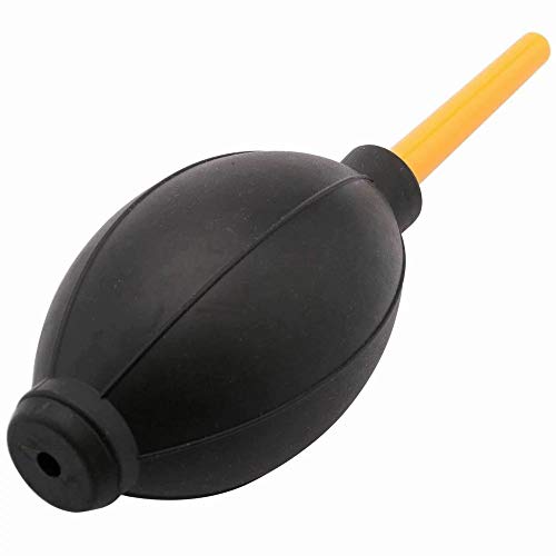 GearFend Dust Cleaner Strong Cleaning Air Blower for All DSLR Camera & Camcorders, Lens, LCD Screens, etc + Microfiber Cloth