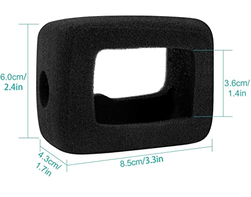 Taisioner Windslayer Cover Wind Muff for GoPro Hero 9 Hero 10 Hero 11 Black Housing Frame Case Video Noise Reduction Accessories