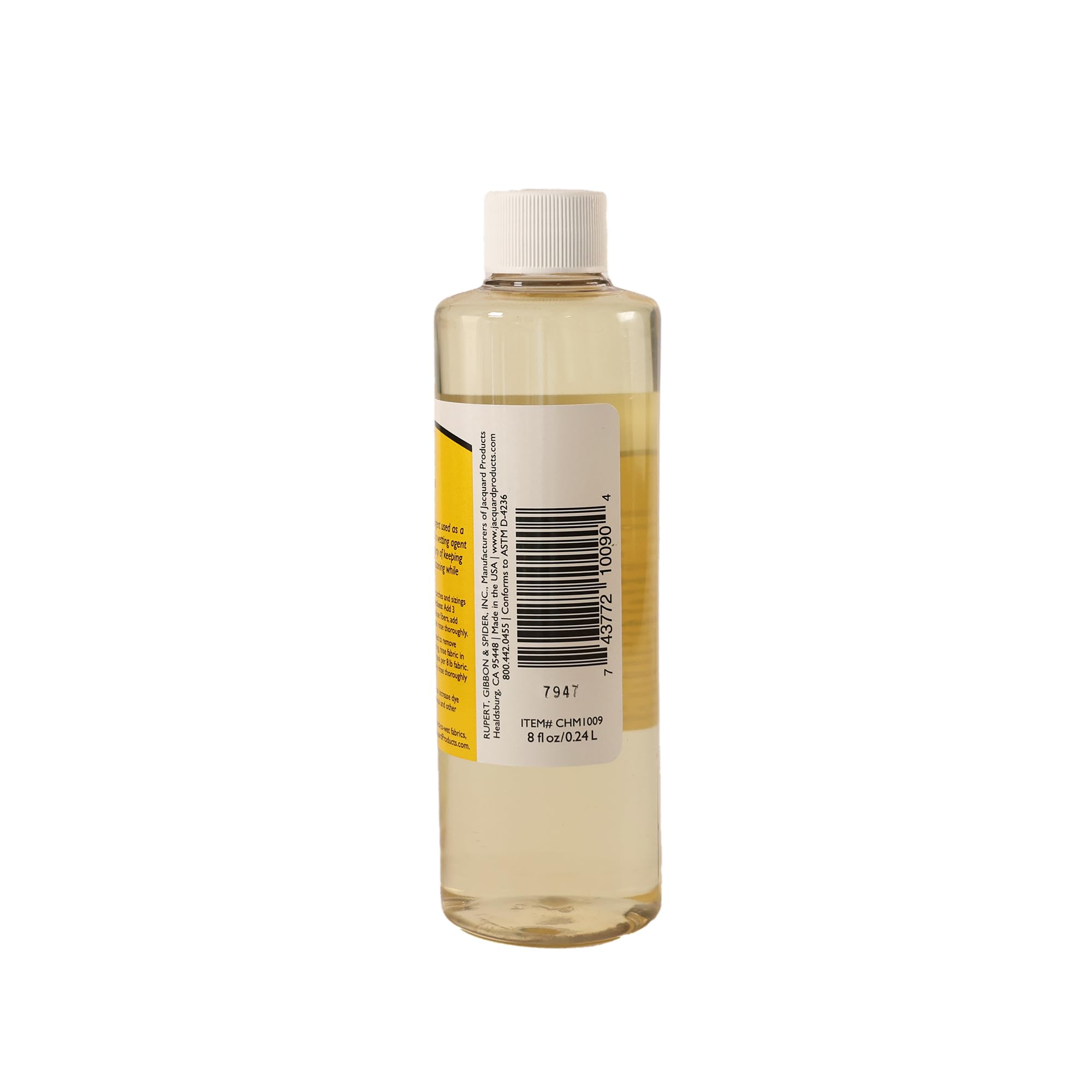 Jacquard Synthrapol Prewash and After Wash Liquid detergent for Dyed or Painted Fabrics, Industrial Strength, pH Neutral, 8 fl oz