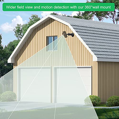 UYODM Wall Mount Compatible with SimpliSafe Camera, 360 Degree Adjustable Aluminium Wall Mount,Patent Pending