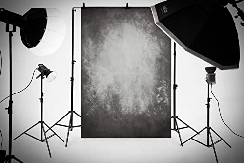 Harfirbe 5x7ft Vintage Abstract Backdrop Gray Portrait Photography Background Professional Photo Studio