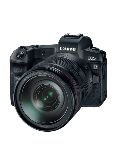 Canon EOS R RF24-105mm F4 L is USM Lens Kit, Vlogging and Content Creator Camera 4K UHD, Digital Single-Lens Non-Reflex AF/AE Camera, 0.24 Magnification, Mirrorless, Full-Frame