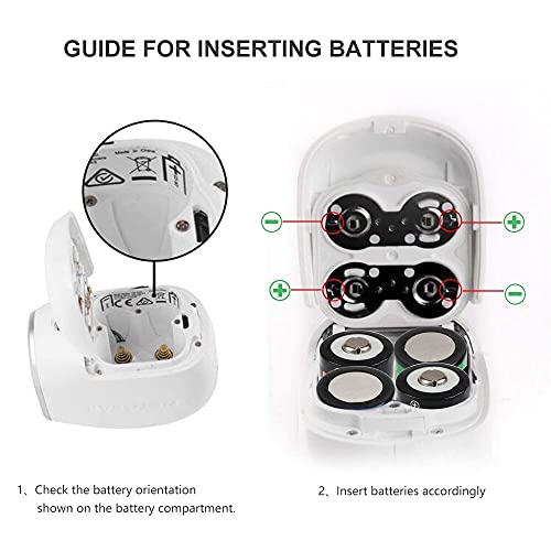 DULEX Arlo Rechargeable Bateries 123A, 800mAH ICR17335 NiMH Bateries Replacement CR123A for Arlo VMS3130 VMC3030 3200 3330 3430 3530 Security Cameras, Alarm System, Flashlight