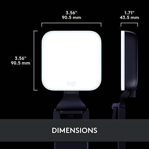 Logitech for Creators Litra Glow Plus StreamCam Bundle with Litra Glow Premium LED Streaming Light with TrueSoft, StreamCam Premium HD Webcam, Full HD 1080p 60 fps, Desktop Tripod Stand — Graphite