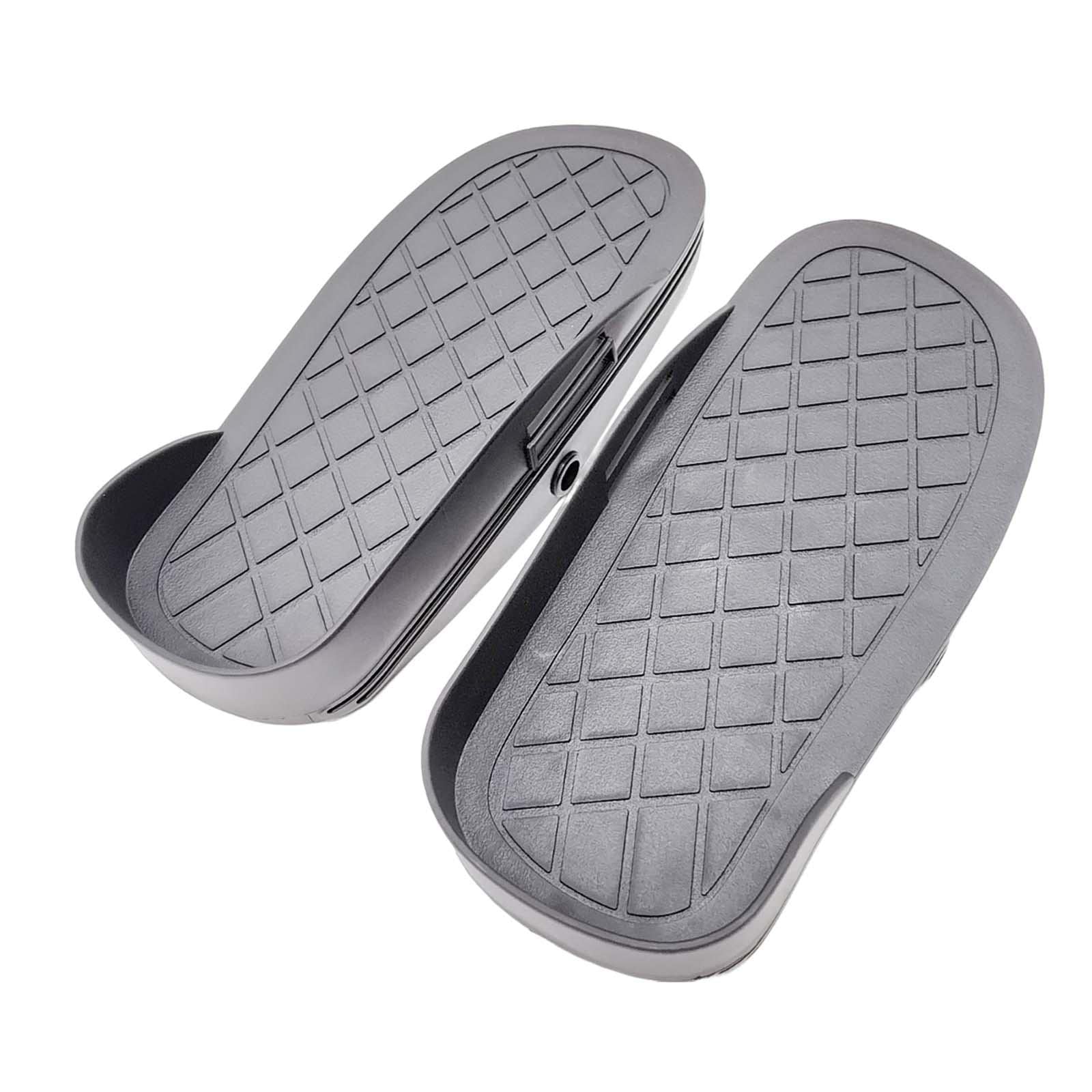 Generic Rowing Machine Foot Pedal Replacement, Grey, PP Material, 30cm x 13cm, LCD Display