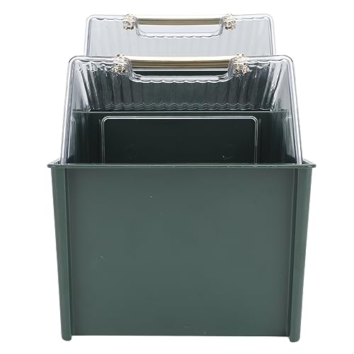 2 Layer Tea Bag Holder, Tea Bag Organizer, Multi Functional Tea Bag Storage Organizer Storage Box for Tea and Coffee Box, Sugar Packets for Kitchen Pantry Cabinets, Countertops