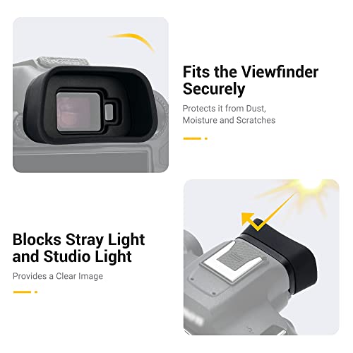 Soft Silicon R7 Eyecup Eyepiece,Extended Camera Eye Cup Viewfinder Special Designed for Canon EOS R7 Mirrorless Camera