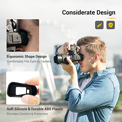 Soft Silicon R7 Eyecup Eyepiece,Extended Camera Eye Cup Viewfinder Special Designed for Canon EOS R7 Mirrorless Camera
