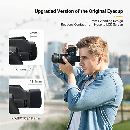 Soft Silicon R7 Eyecup Eyepiece,Extended Camera Eye Cup Viewfinder Special Designed for Canon EOS R7 Mirrorless Camera