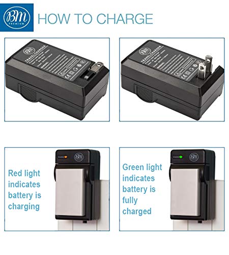 BM Premium 2-Pack of EN-EL5 Batteries and Battery Charger for Nikon Coolpix P80, P90, P100, P500, P510, P520, P530 Digital Camera