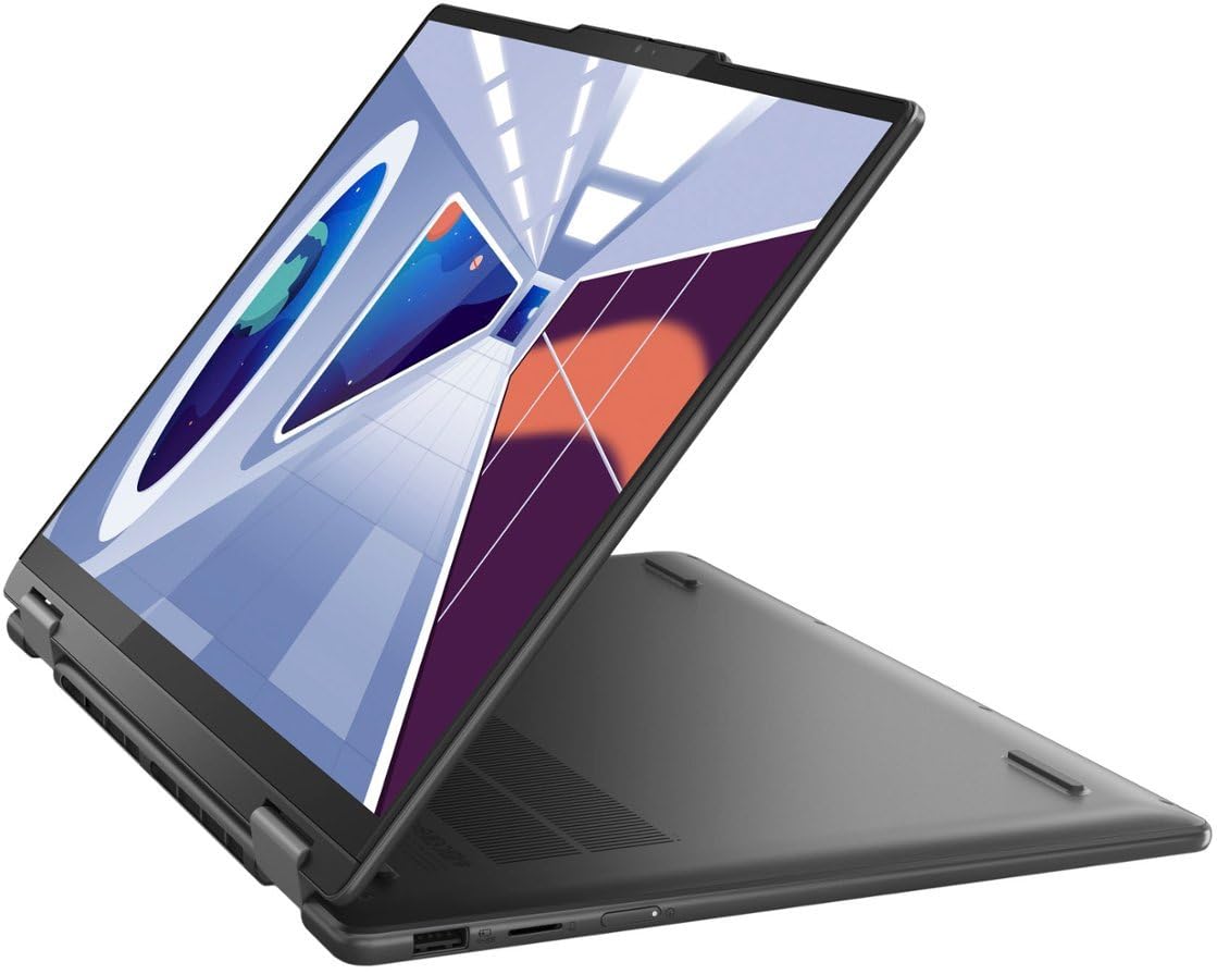 Lenovo Yoga 7i Home & Business 2-in-1 Laptop (Intel i5-1335U 10-Core, 16GB LPDDR5 5200MHz RAM, 512GB M.2 2242 PCIe SSD, Intel Iris Xe, 14.0" 60 Hz Touch Win 11 Pro) with G2 Universal Dock