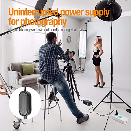 ACK-E10 Dummy Battery ENEGON AC Power Adapter DR-E10 DC Coupler Charger Kit (Replacement for LP-E10) Power Supply for Canon EOS Rebel T3, T5, T6, T100 Kiss X50, Kiss X701