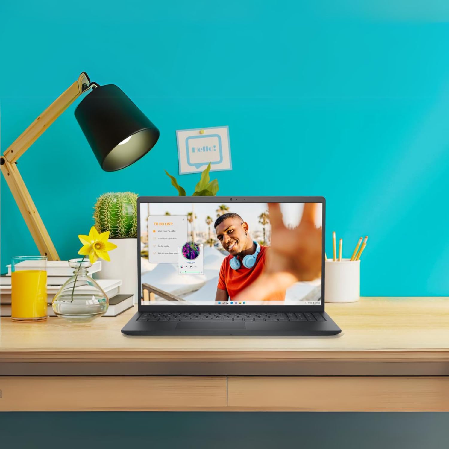 Dell Inspiron 3000 Series 3535 Laptop, 15.6" FHD Touchsreen, AMD Ryzen 5 7530U, 40GB RAM, 2TB SSD, Webcam, HDMI, Wi-Fi, Windows 11 Home, Black