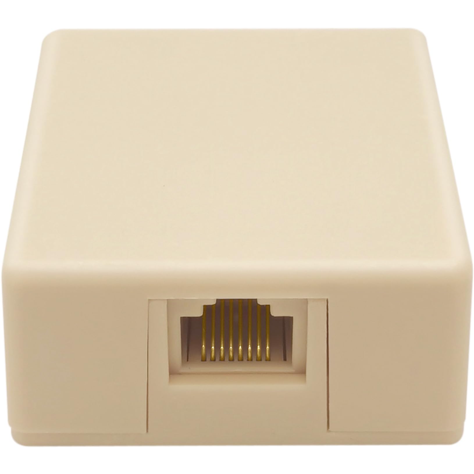NECABLES RJ31X Phone Jack Telephone Terminal Block with Shorting Bar Surface Mount 8 Screw Terminals to RJ31X 8P8C Female