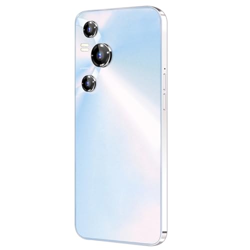 RAYPUR Cell Phone S30 Ultra 7.0HD Android13 5G Phone 8GB 256GB Smartphone 6800mAh 108MP Face Unlock NFC Snapdragon 8 Gen2 Mobile Phones,White-256GB