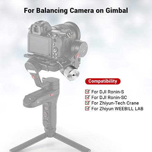 SMALLRIG Removable Counterweight 200g for DJI Ronin S / Ronin RS 2 / Ronin-SC / Ronin RSC 2 / RS 3/ RS 3 Pro and Zhiyun Gimbal Stabilizers β 2285