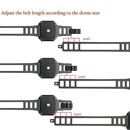 vgsion Camera Drone Mount for Mavic 3, Air 2, Air 2S, Mavic Pro, Mavic 2, 2 Zoom, Fimi X8 SE, Autel EVO 2 Compatible with GoPro Hero 11, Insta360 One X3, One RS, One X2, Go 2