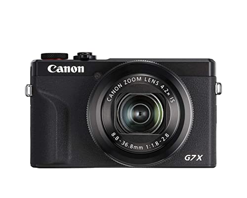 Camera PowerShot G7 X Mark III Digital Camera (Black) Pro Bundle + Camera Bag + Sandisk 128GB Memory Card + Flex Tripod + SD Card Reader + Cleaning Kit