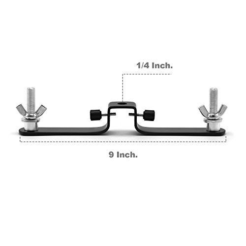 Julius Studio [2 Pack] Backdrop Support System Cross Bar Mounting Hardware Set for Photo Video Studio Shooting, JSAG364