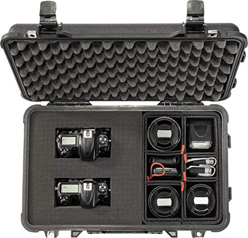 Pelican 1510 Hybrid Case - With TrekPak Dividers and Foam (Black)