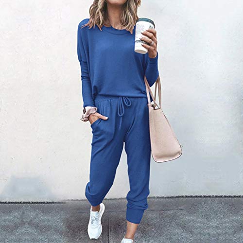 JMMSlmax 2 Piece Outfit for Women 2023 Casual Trendy Women Lounge Matching Sets Outfit Long Pant Set Sweatsuits Tracksuits