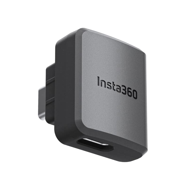 Insta360 Mic Adapter (Horizontal Version), Compatible for ONE RS…