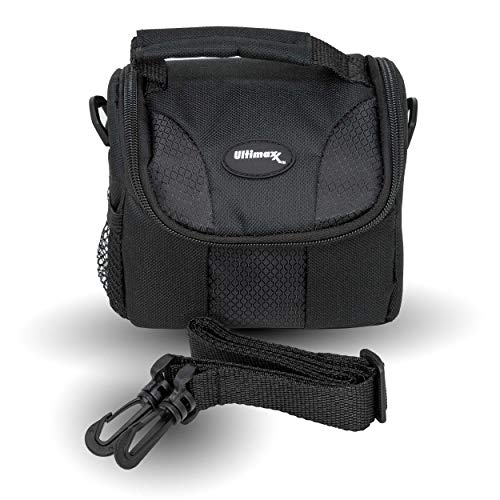 Ultimaxx Small Carrying Case / Gadget Bag for Sony,Nikon, Canon, Olympus, Pentax, Panasonic, Samsung & Many More Cameras & Camcorders