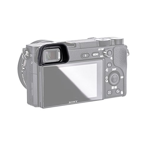 2 Pack JJC Soft Viewfinder Eyecup Eyepiece Eye Cup for Sony A6300 A6100 A6000 NEX-6 NEX-7 Cameras and FDA-EV2S Electronic Viewfinder,Replaces Sony FDA-EP10 Eyecup Eyepiece
