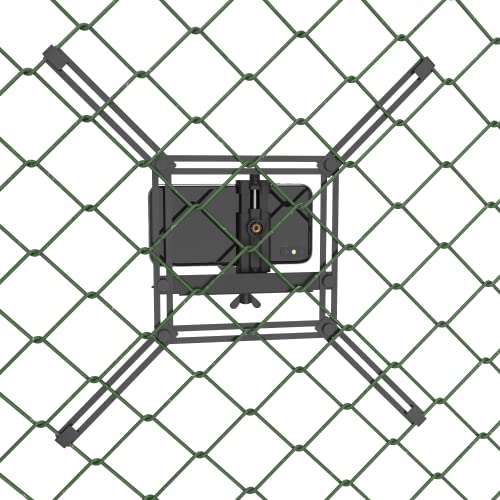 Baseball Fence Mount for Mevo Start, GoPro/Phone Fence Mount for Baseball, Chain Link Fence Mount for Recording Baseball/Softball/Tennis(Mini Plus Black)