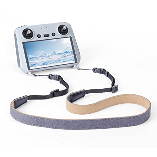 SEASKY Neck Lanyard Strap for DJI Mini 3 Pro/Mavic 3 Classic Cine DJI RC/DJI RC Pro Smart controller Accessories Mavic 2 pro Air 2S Drone Neck Shoulder Tape Tapes band (Dark Grey Double Layer)
