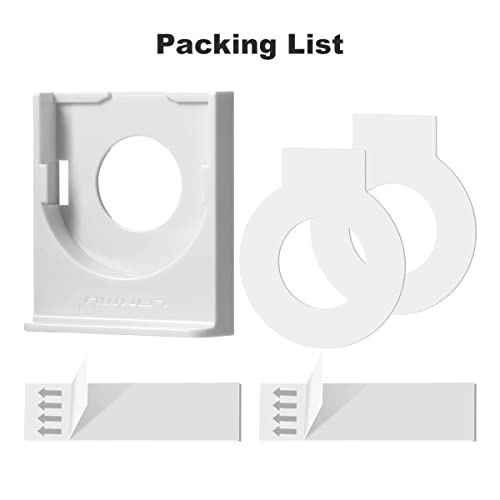 LANMU Window Mount Compatible with Blink Mini, Indoor Screwless Mounting Bracket Holder, Strong Adhesive Mount, No-Hole Needed
