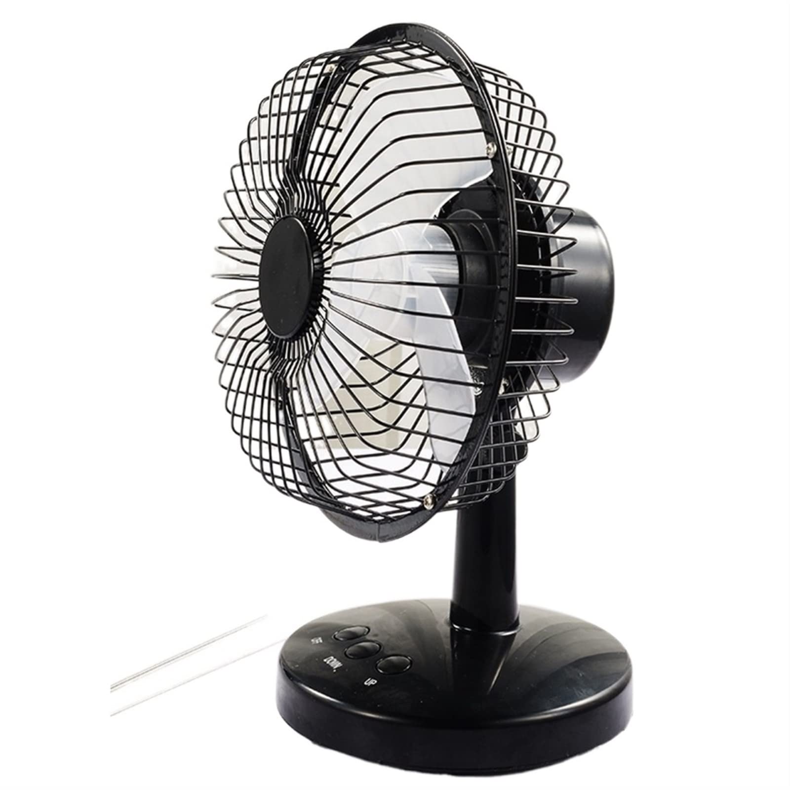 TULSIE Fan Usb Charging Small Electric Fan Student Dormitory Office Personal Desktop Mini Portable Fan (Color : Gold)