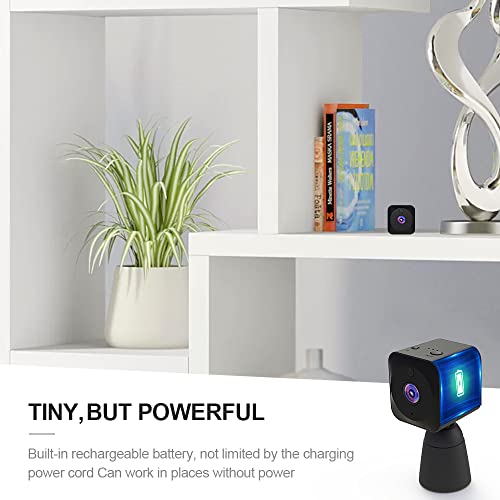 AOBOCAM Spy Camera WiFi Hidden Camera 4K HD Mini Spy Cam for Home Security Easy to Use Wireless Indoor Smallest Camera with Motion Detection Night Vision