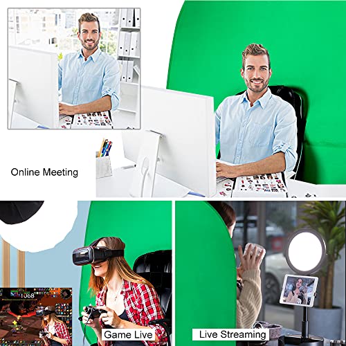 RGTBANWPN Green Screen Chair, 59in Portable Green Screen, Portable Background, 4.65ft Green Background Screen Portable, Chroma Key Green for Video