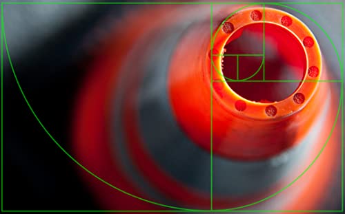 Golden Ratio/Fibonacci Composition View Finder/Viewer Photography/Painting/Drawing Credit Card Size Fits in Wallet/Camera Bag