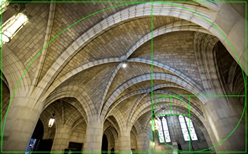 Golden Ratio/Fibonacci Composition View Finder/Viewer Photography/Painting/Drawing Credit Card Size Fits in Wallet/Camera Bag