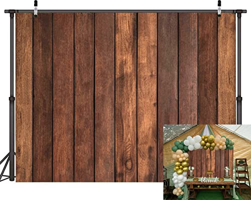 Rustic Wood Backdrop for Photography Brown Wood Backdrop for Party Vintage Wooden Background for Baby Shower Birthday Wood Panel Floor Backdrop Cake Smash Photo Shoot