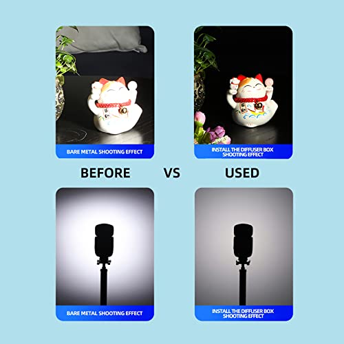 Camera Flash Bounce Diffuser Light Softbox [3-Pack] for speedlight Photography Accessories Compatible with Canon 560 565EX 580EX Godox V850 V860 TT600 TT685