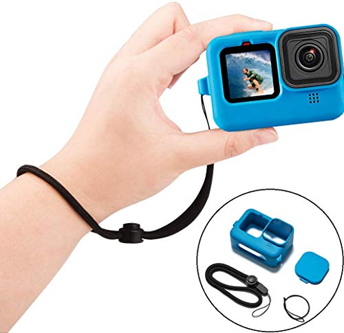Taisioner Silicon Protective Housing Case for GoPro Hero 11 Hero 10 Hero 9 Black Sleeve Housing Frame with Lanyard and Lens Cover Accessories