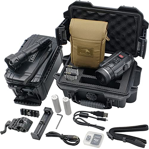 SiOnyx Full-Color Digital Night Vision Aurora Black Monocular Backcountry Adventure Kit - Includes Aurora Black Infrared Night Vision Camera, IR Illuminator & Marsupial Aurora Pouch……