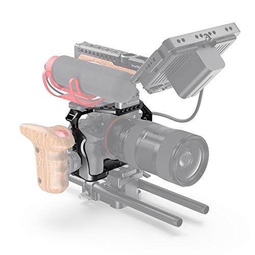 SmallRig A7RIII / A7III / A7M3 Camera Cage for Sony A7RIII / A7III / A7M3 Camera (ILCE-7RM3 / A7R Mark III), w/ Shoe Mount, Built-in NATO Rail, Accessible for Sony XLR-K2M/K1M, Black β 2087