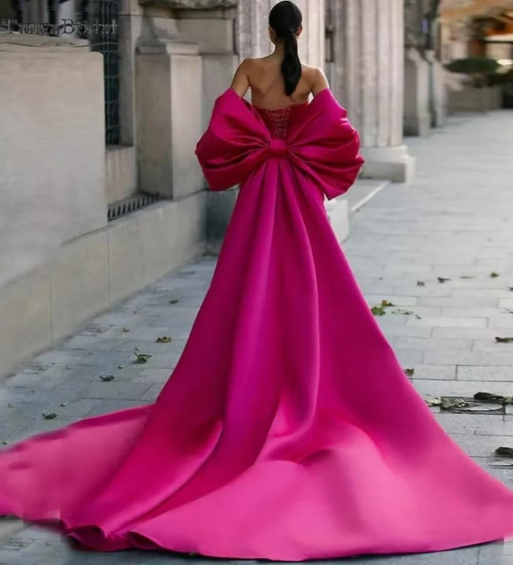 Mouccy 2M Green Detachable Capes for Wedding Dresses 2023 Satin Bridal Cloak with Bow Sleeves Removable Train Bride Accessories