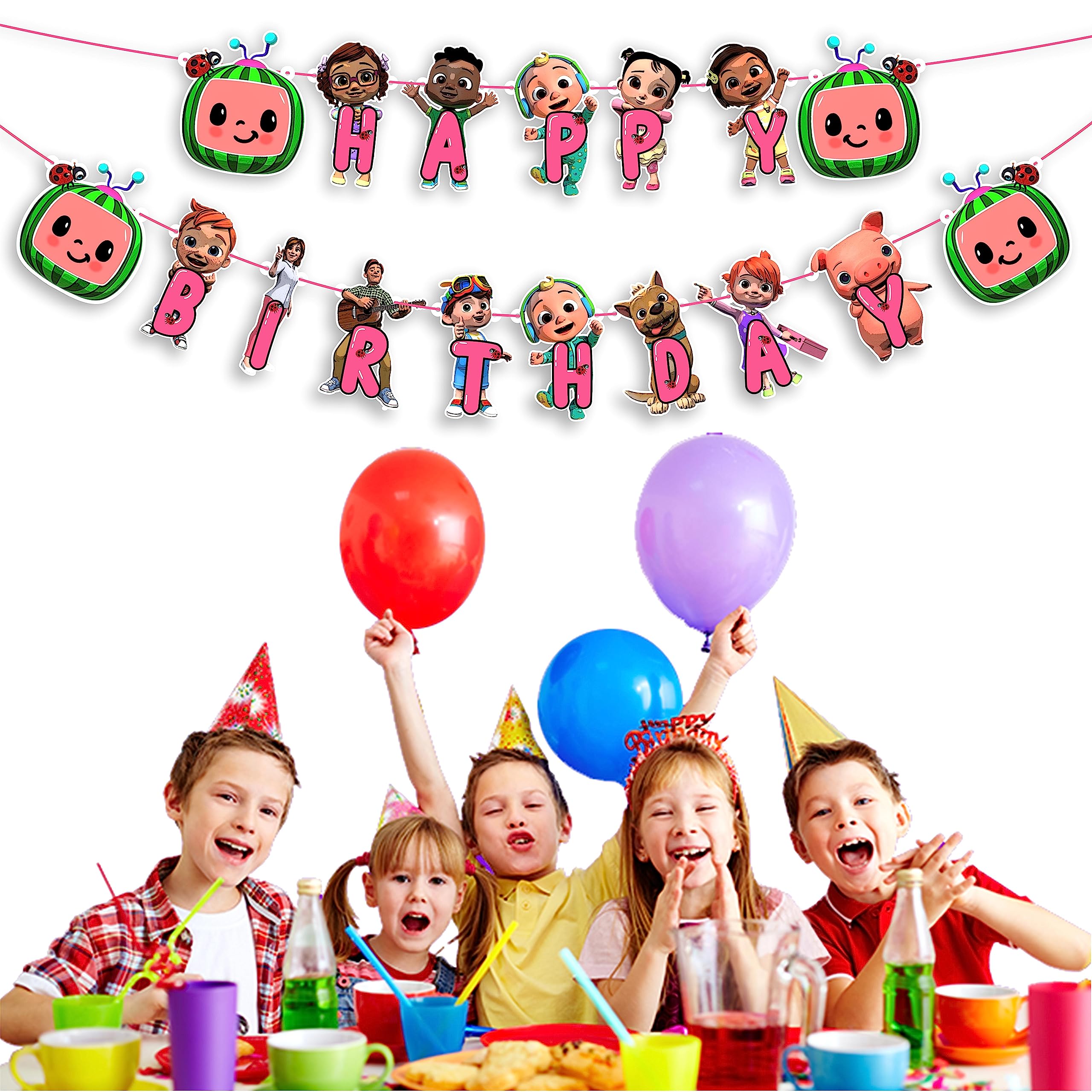 Seyal® Cocomeln Happy Birthday Banner