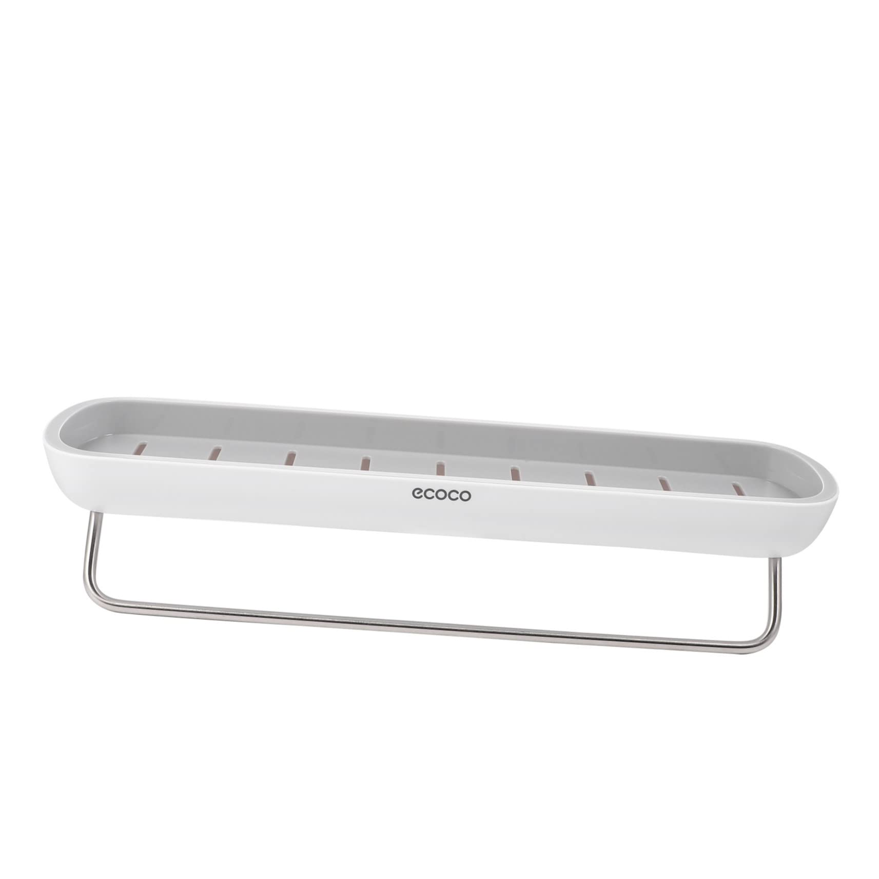 Yardenfun 1pc Bathroom Shelf Stainless Steel Towel Rail Kitchen Storage Baskets Bathroom Shower Bathroom Towel Racks Wall Towel Holder Wall Mounted Sundries Organizer Bracket Hanging