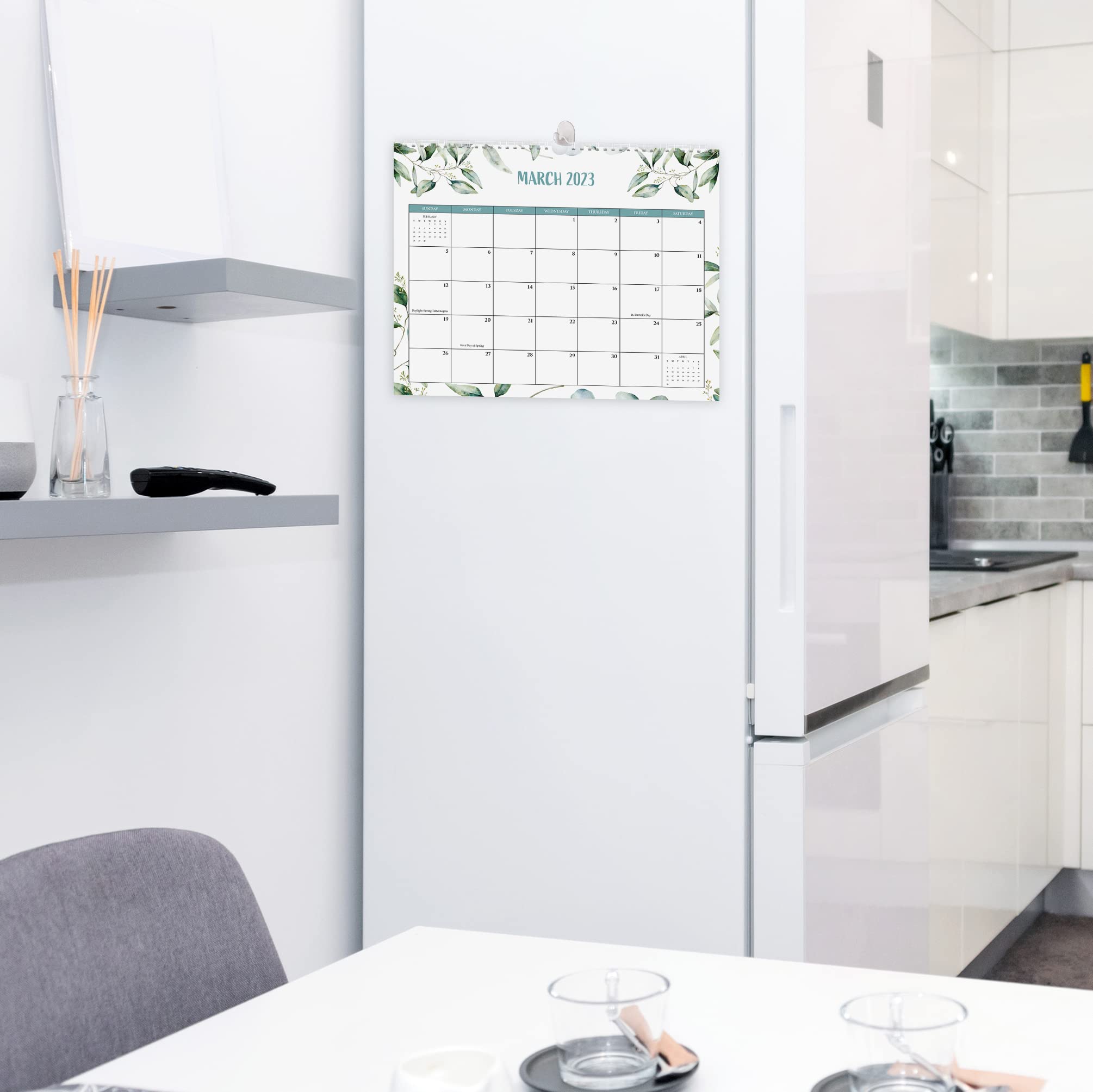 Aesthetic Greenery 2023 Wall Calendar - The Perfect Calendar for Easy Planning - Beautiful Calendar Decor to Enhance Your Kitchen or Office