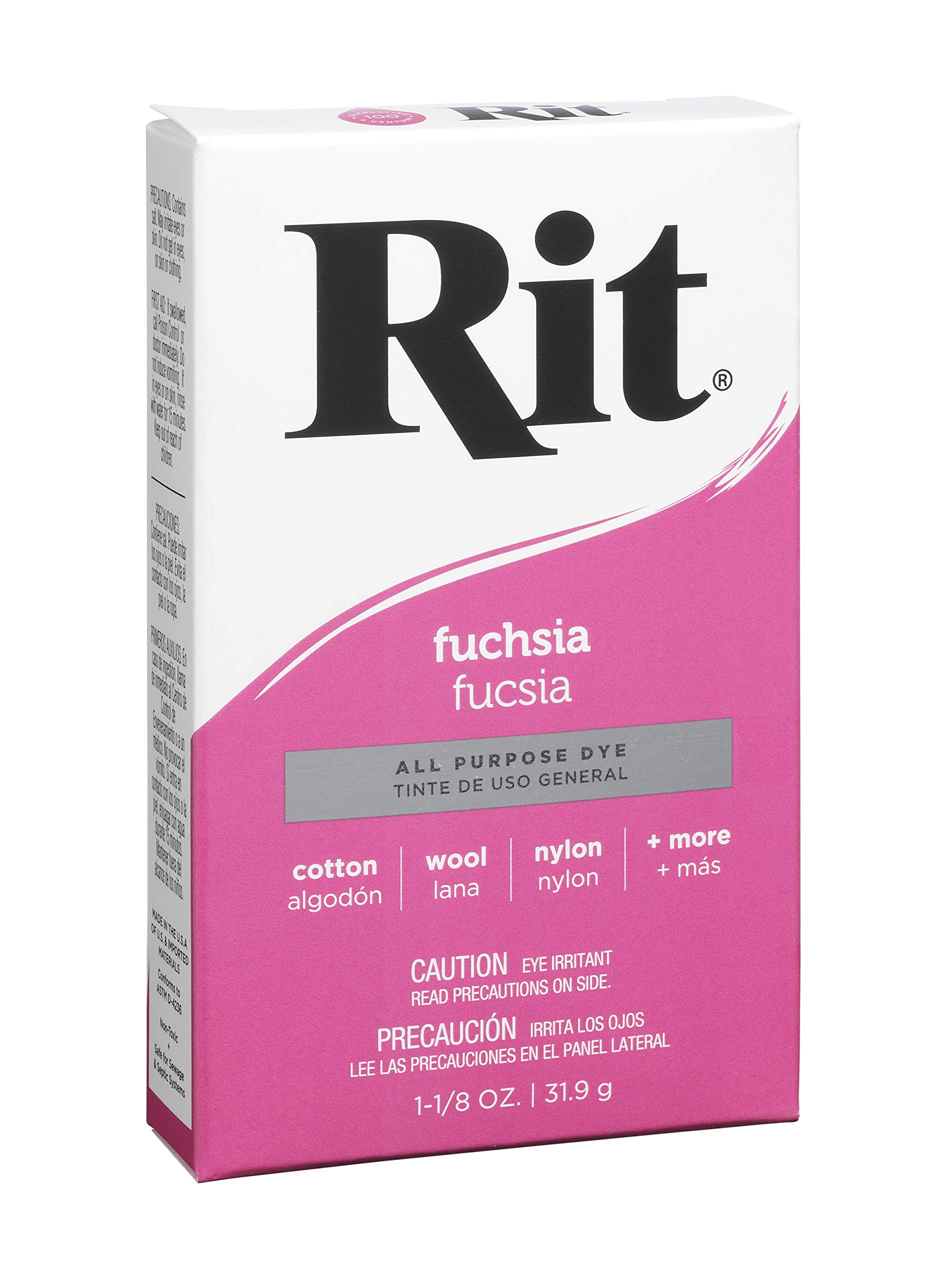 Rit, Fuchsia Purpose Powder Dye, 1-1/8 oz
